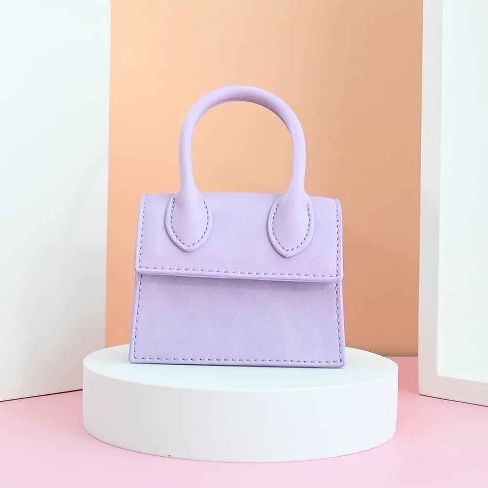 Purple Mini Purse – Pastel Crossbody Statement Bag | Shadezhut ...